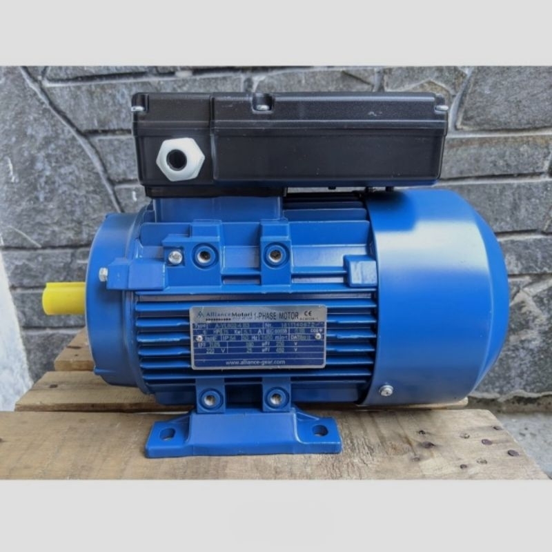 Jual Dinamo Duduk 1 Phase 1.5 HP 1.1 KW 2800rpm 2 Pole Dual Capacitor ...