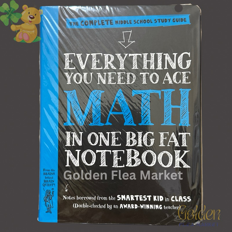 Jual [ORI] Everything You Need to Ace Math in One Big Fat Notebook ...