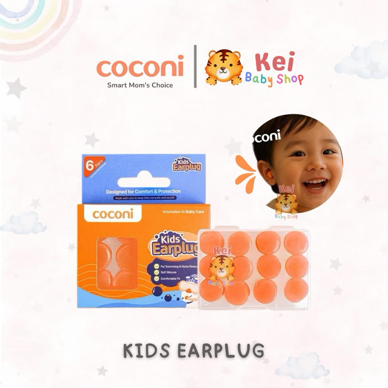Jual Coconi Kids Earplug Penutup Telinga Bayi Anak / Pelindung Telinga ...