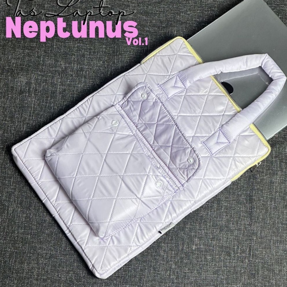 Jual KODE C82T Asfour Neptunus V1 Tas Laptop 15 Inch Puffy Diamond ...