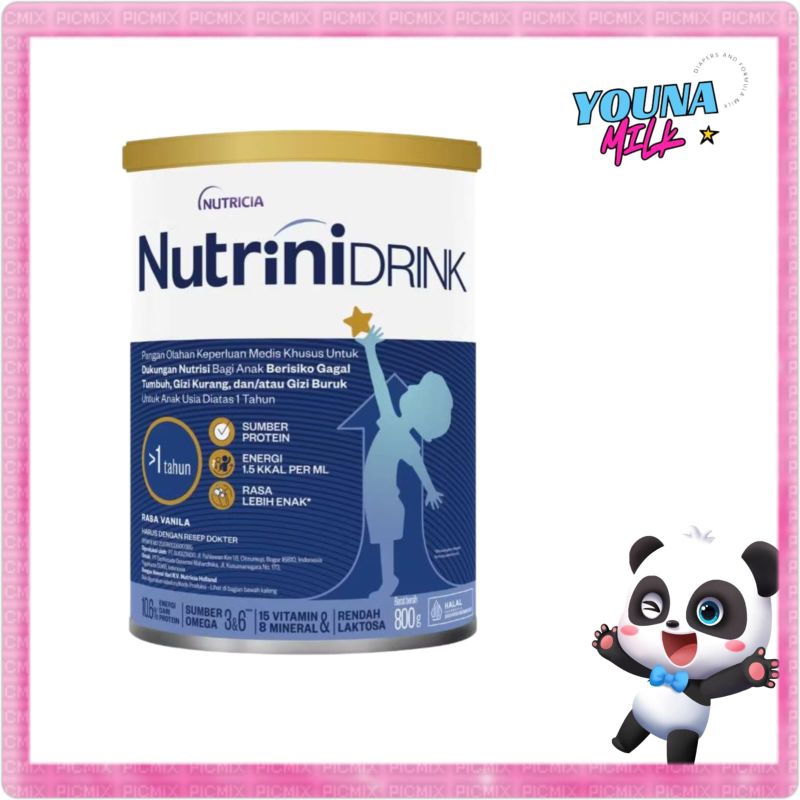 Jual NUTRINI DRINK POWDER VANILLA 400 GRAM / 800 GRAM | Shopee Indonesia