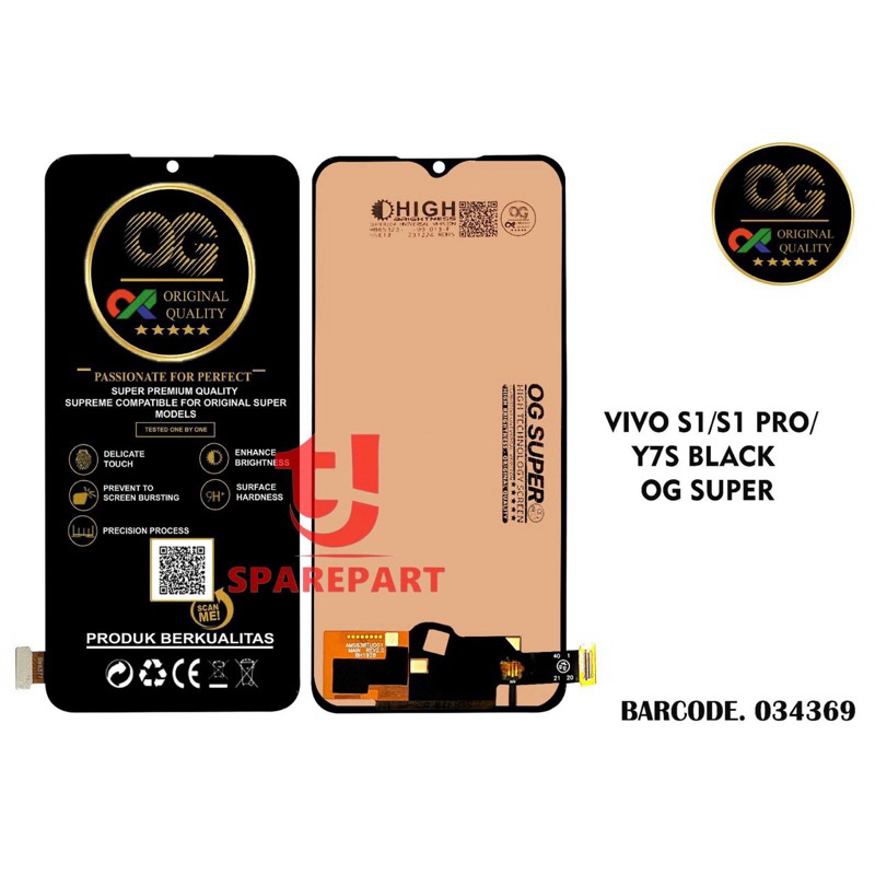 Jual LCD TOUCHSCREEN VIVO S1 / S1 PRO / Y7S / ORI OG SUPER / TICTOC ...