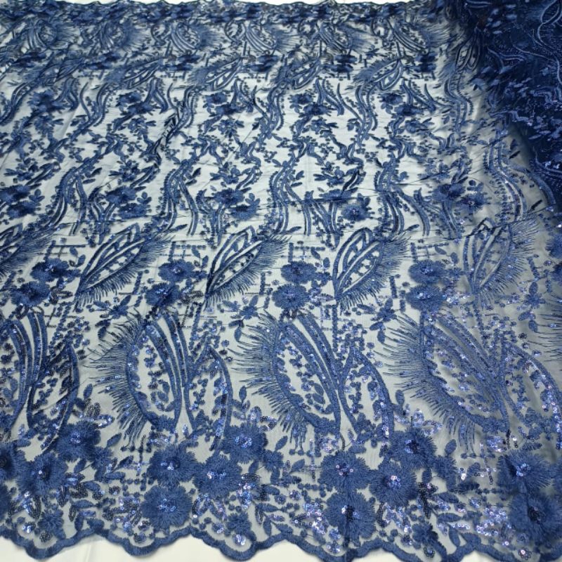 Jual Bahan Kain Tille Payet Siquin Spangel jepang Premium full Payet ...