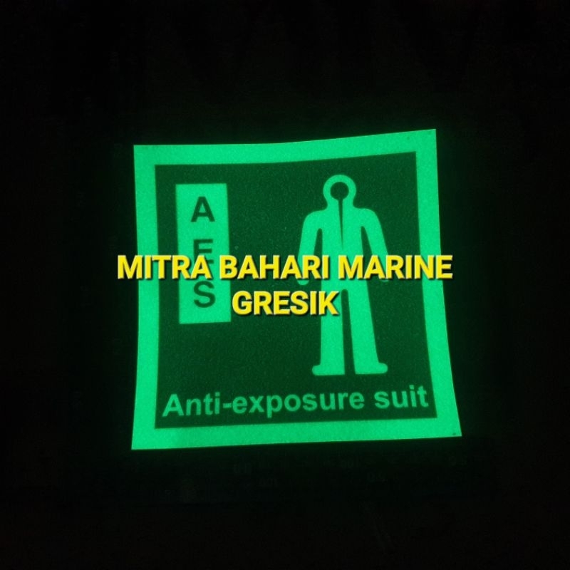 Jual Stiker IMO Symbol IMPA 334126 Anti Exposure Suit Ukuran 15x15cm ...