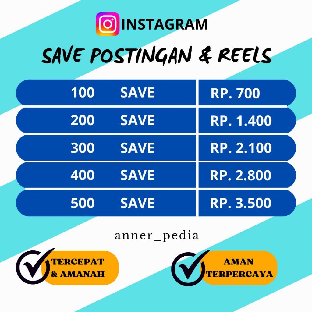 Jual Save Postingan & Reels Instagram save ig permanen || bergaransi ...