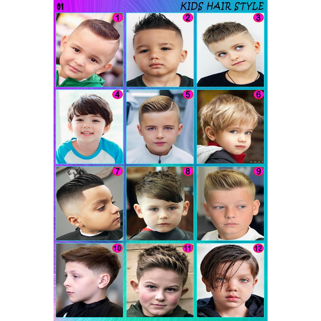 Jual Poster Barberhop / Poster Pangkas Rambut Model Pria Dewasa dan ...