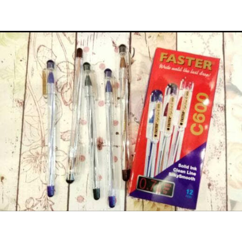 Jual pulpen faster C600 0.7mm extra fine | Shopee Indonesia