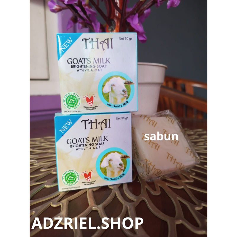 Jual Sabun Thai Goats Milk Brightening Soap 50 GR | Shopee Indonesia