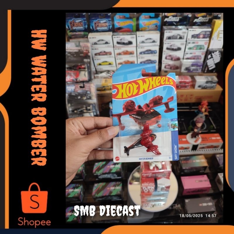 Jual HOT WHEELS WATER BOMBER MERAH | Shopee Indonesia