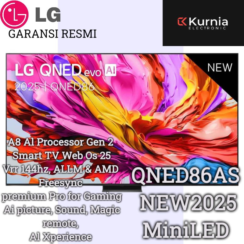 Jual LG QNED86 MINI LED 100QNED86 / 100QNED86AS 4K MINI LED Smart Tv ...