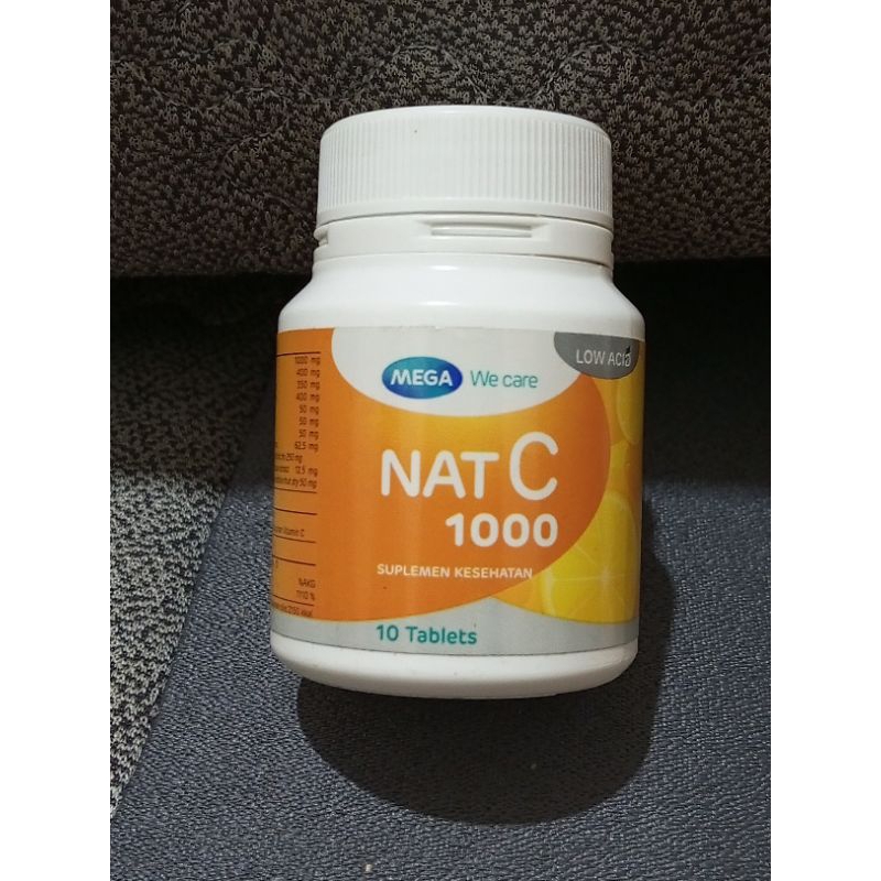 Jual Nat c 1000 isi 10 tablet Mega we care | Shopee Indonesia