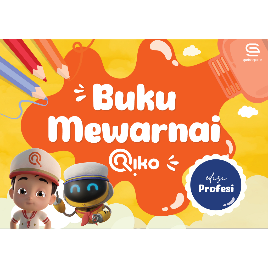 Jual Buku Mewarnai Riko The Series - Edisi Profesi | Shopee Indonesia