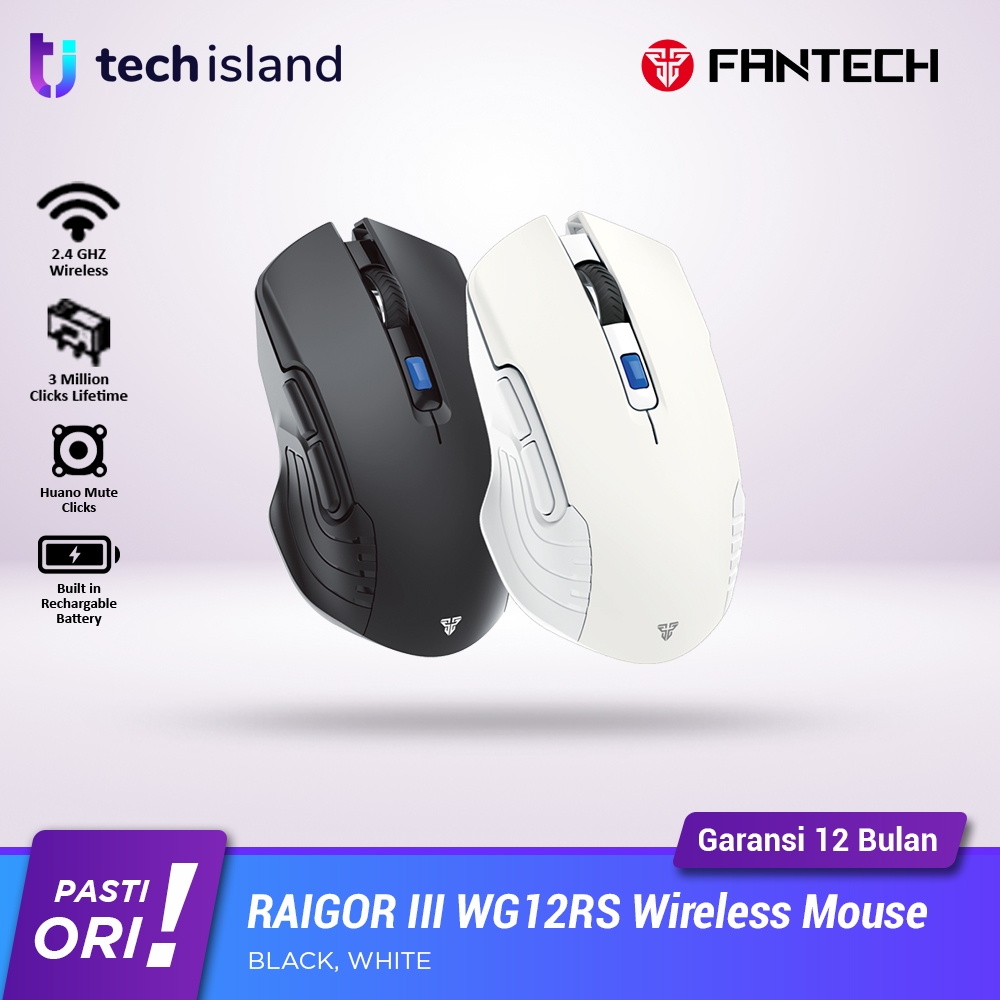 Jual Fantech Raigor III WG12 WG12R WG12RS Wireless Gaming Mouse Rechargeable | Shopee Indonesia