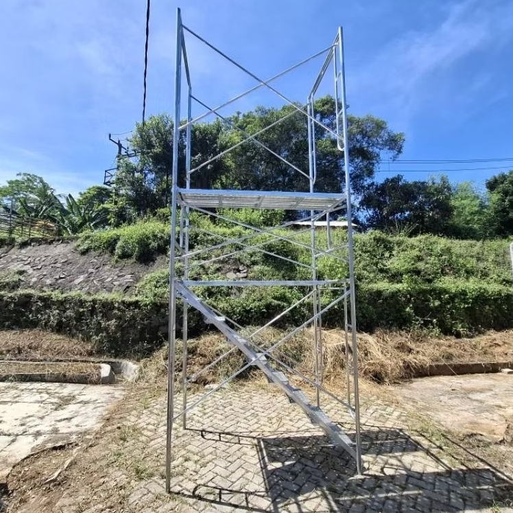Jual 1 Set Scaffolding Perancah Main frame 170 - Galvanis | Shopee ...