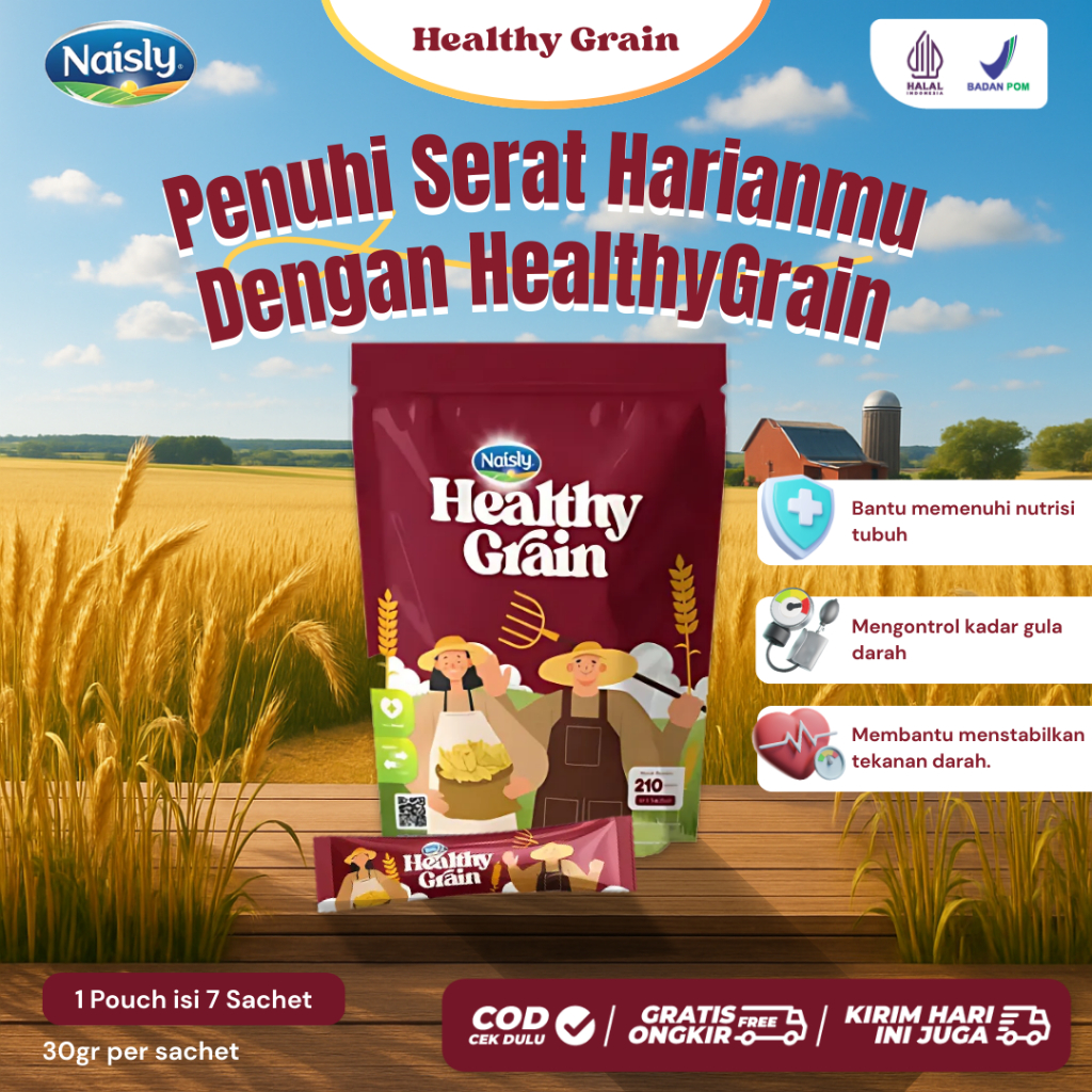 Jual Healthy Grain Minuman Multigrain Sehat untuk Stabilkan Gula Darah ...