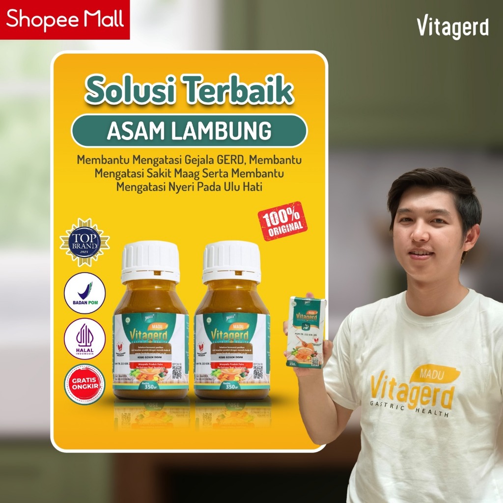Jual Madu Vitagerd Herbal Untuk Menjaga Kesehatan Pencernaan Netto 350 ...