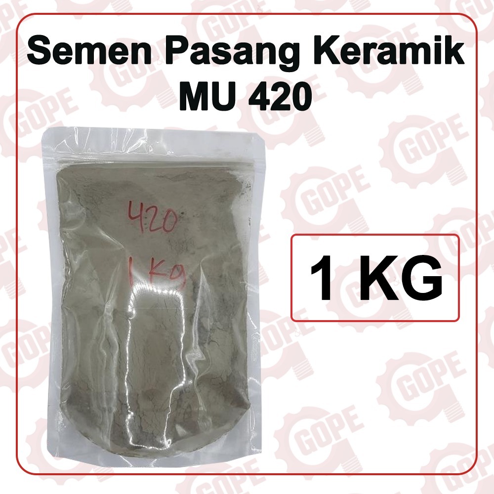 Jual Mu 420 Mortar Utama Semen Pasang Keramik Kemasan 1 kg | Shopee ...