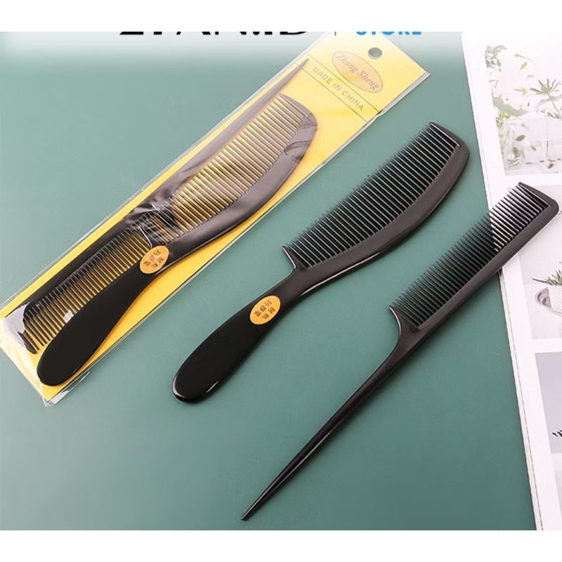 Jual Sisir Set Isi 2 Pcs Sisir Hitam Gagang Tulang Sisir Sasak Sanggul Multifungsi | Shopee ...