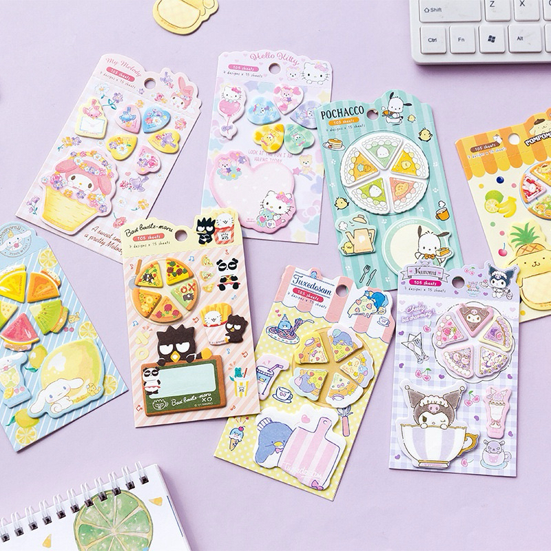 Jual sticky notes san*rio sets 7design x 15lembar | Shopee Indonesia