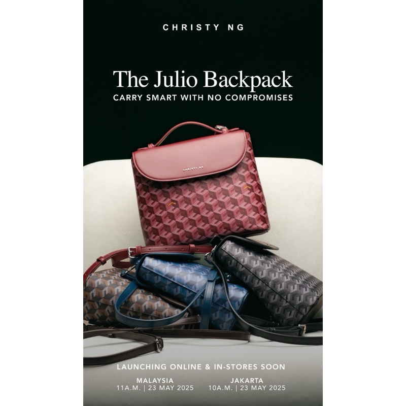 Jual CHRISTY NG THE JULIO BACKPACK ORI | Shopee Indonesia