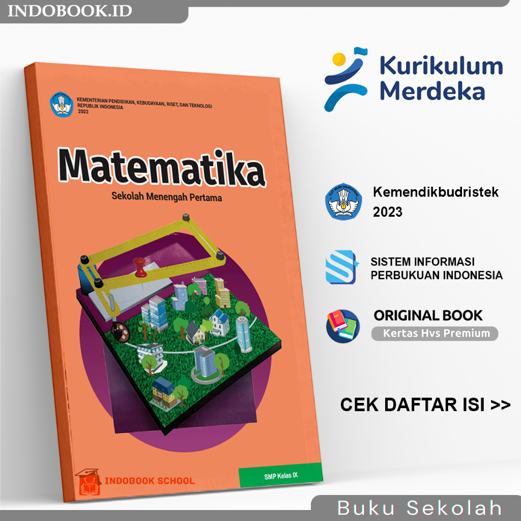 Jual Buku Siswa Paket MATEMATIKA LISENSI Kelas 9 3 IX SMP Kurikulum ...