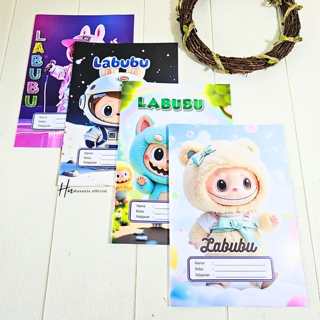 Jual (20PCS) SAMPUL BUKU LABUBU LUCU/SAMPUL BUKU KARAKTER/SAAMPUL BUKU ...
