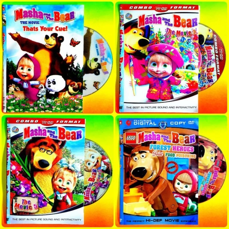 Jual KASET DVD MASHA AND THE BEAR-KASET DVD ANAK2 CARTOON TERBARU ...