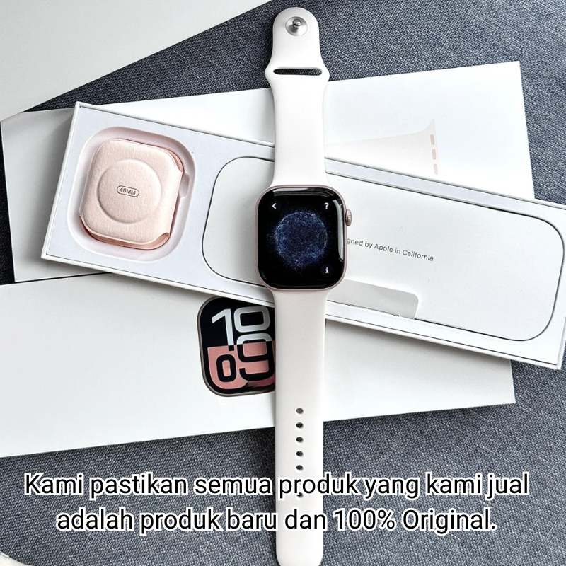 Jual 100% Original 𝐀𝐩𝐩𝐥𝐞 Watch iwatch Seri 10 41MM 45MM Smartwatch ...