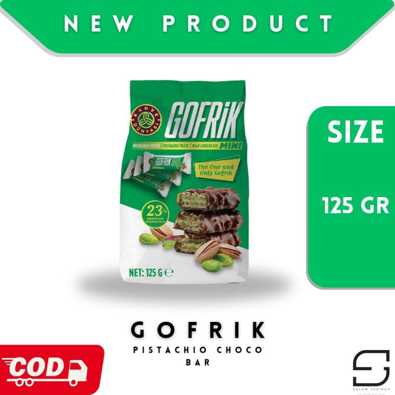 Jual GOFRIK || CHOCOLATE || WAFER PREMIUM || PISTACHIO || ORIGINAL ...