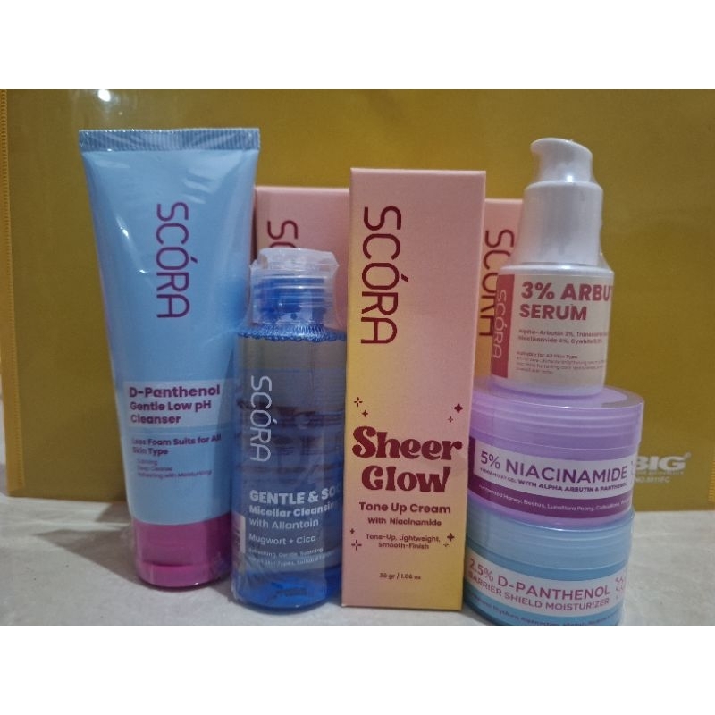 Jual SCORA - Sunscreen, Tone Up, Salicylic Acid Cleanser, Micellar ...