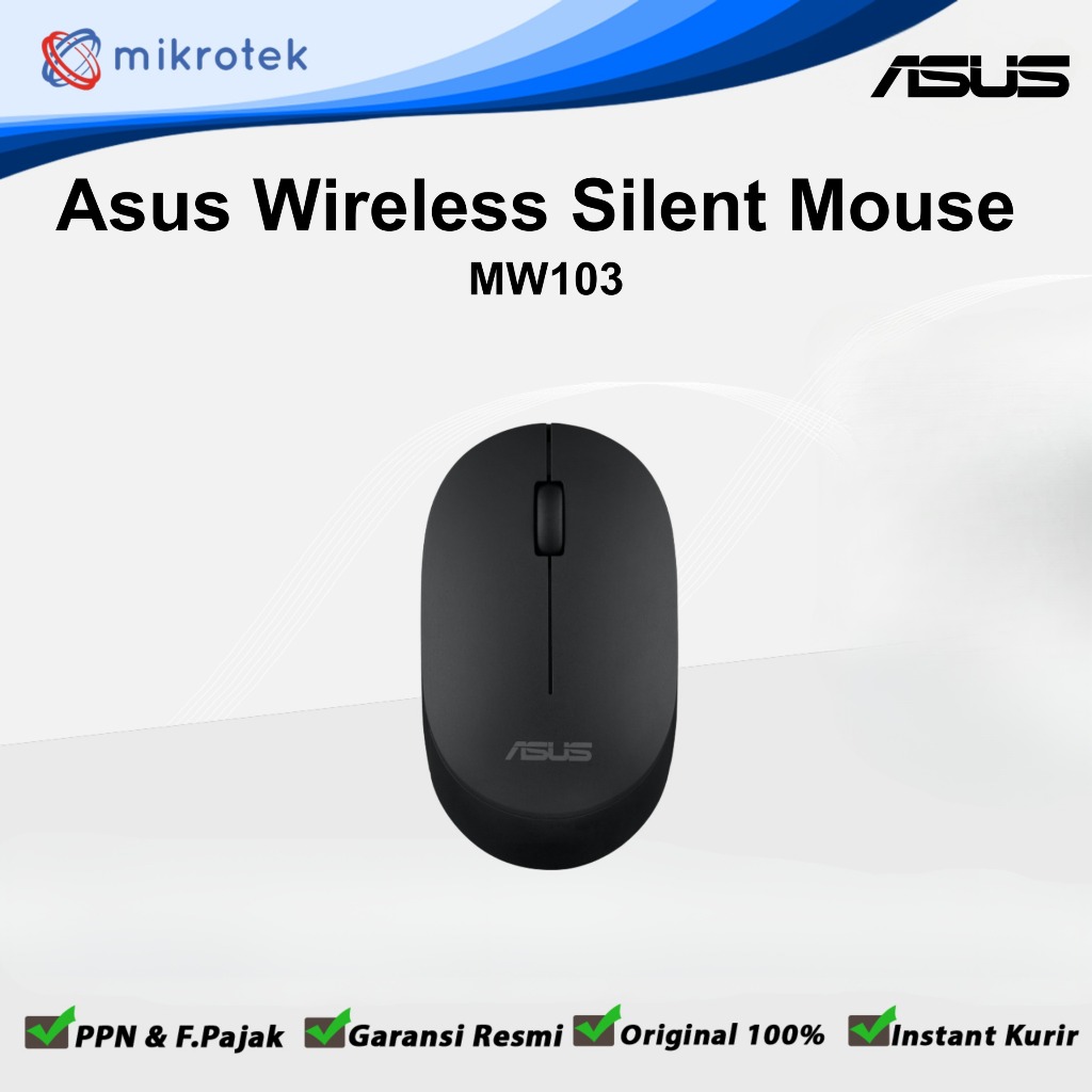 Jual ASUS Wireless Silent Mouse MW103 | Shopee Indonesia
