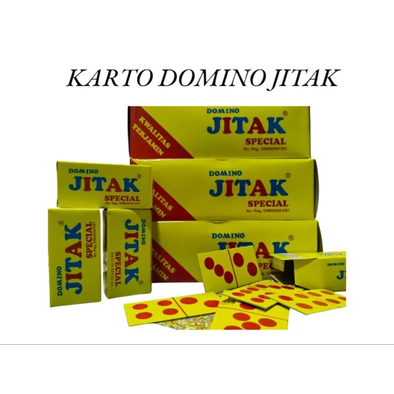 Jual KARTU DOMINO JITAK | Shopee Indonesia