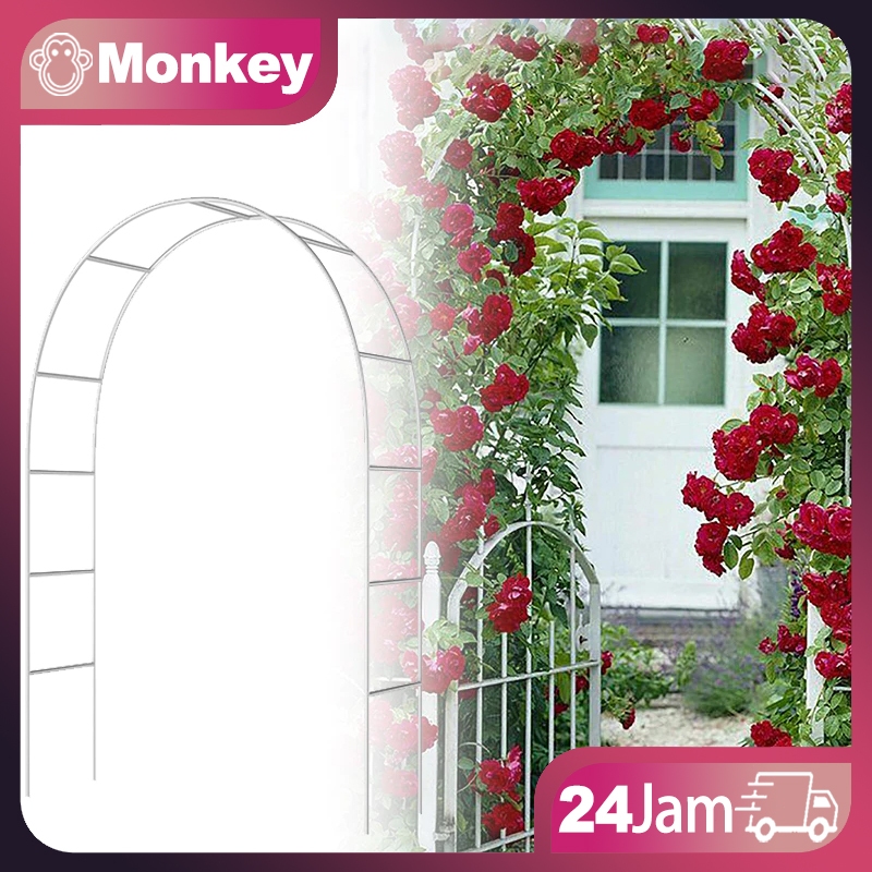 Jual Pergola Besi Dekorasi 2leyer Besi Lengkung Dekorasi 2,4m X 1,4m ...