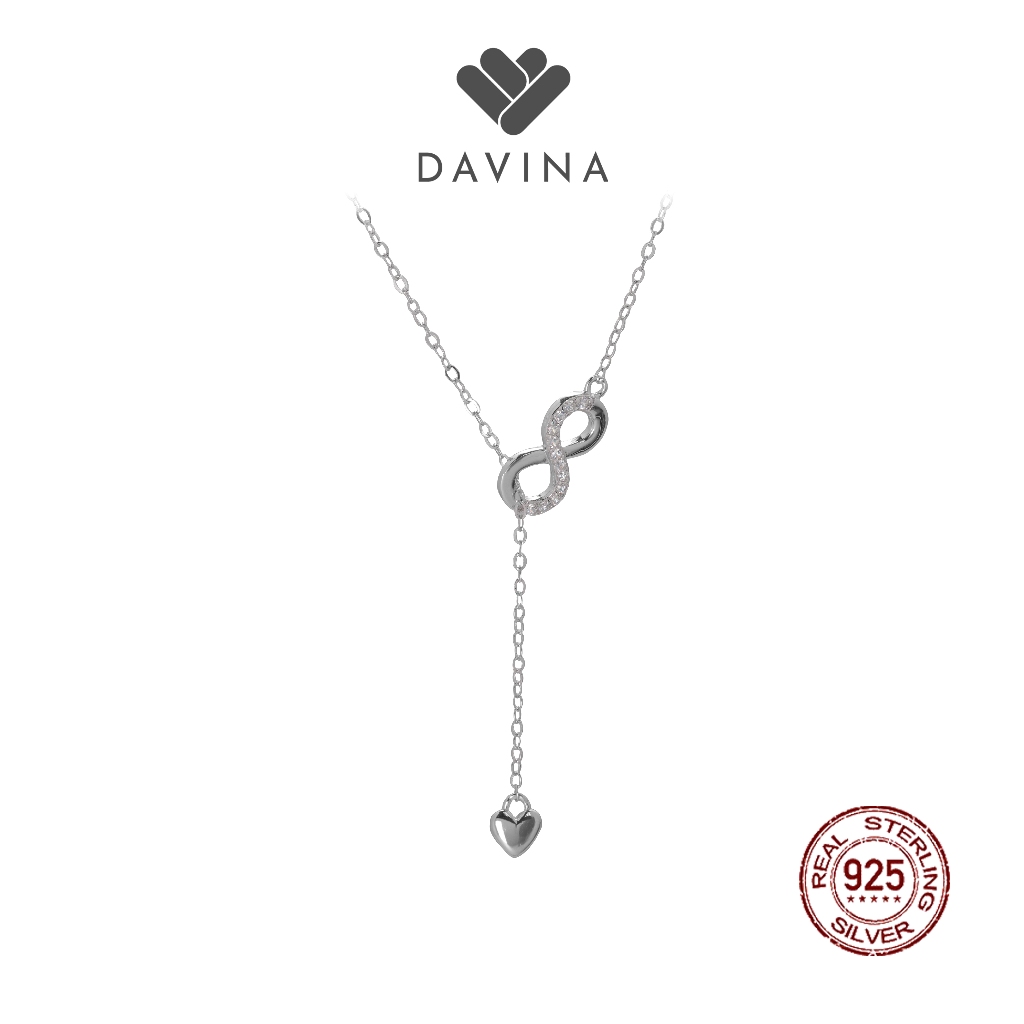 Jual DAVINA Ladies Lucy Necklace Sterling Silver 925 - Kalung Wanita ...