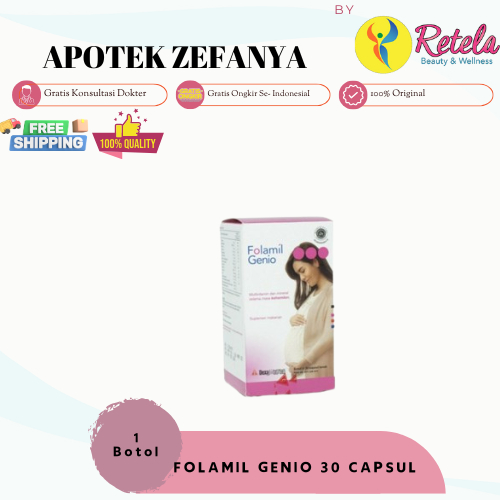 Jual FOLAMIL GENIO ISI 30 CAPSUL | Shopee Indonesia