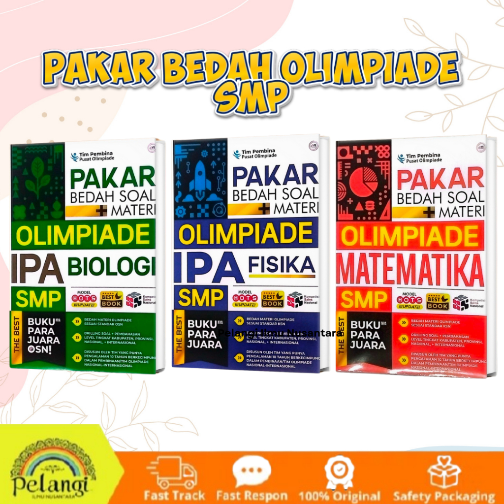 Jual Pelangi Ilmu Nusantara - Pakar Bedah Soal Plus Materi Olimpiade ...