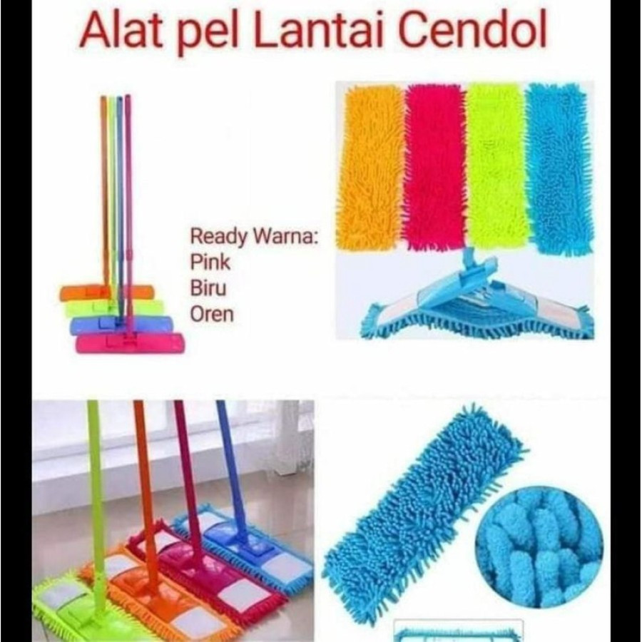 Jual Sapu Pel Cendol Microfiber Alat Pembersih Lantai Kain Magic Fiber ...