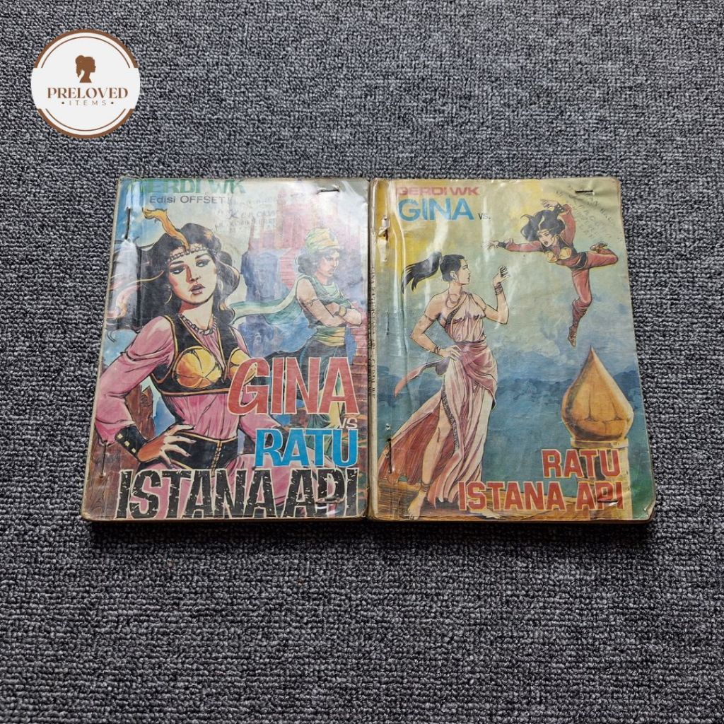 Jual Komik Jadul Seri Gina vs Ratu Istana Api Jilid 1-12 (TAMAT ...