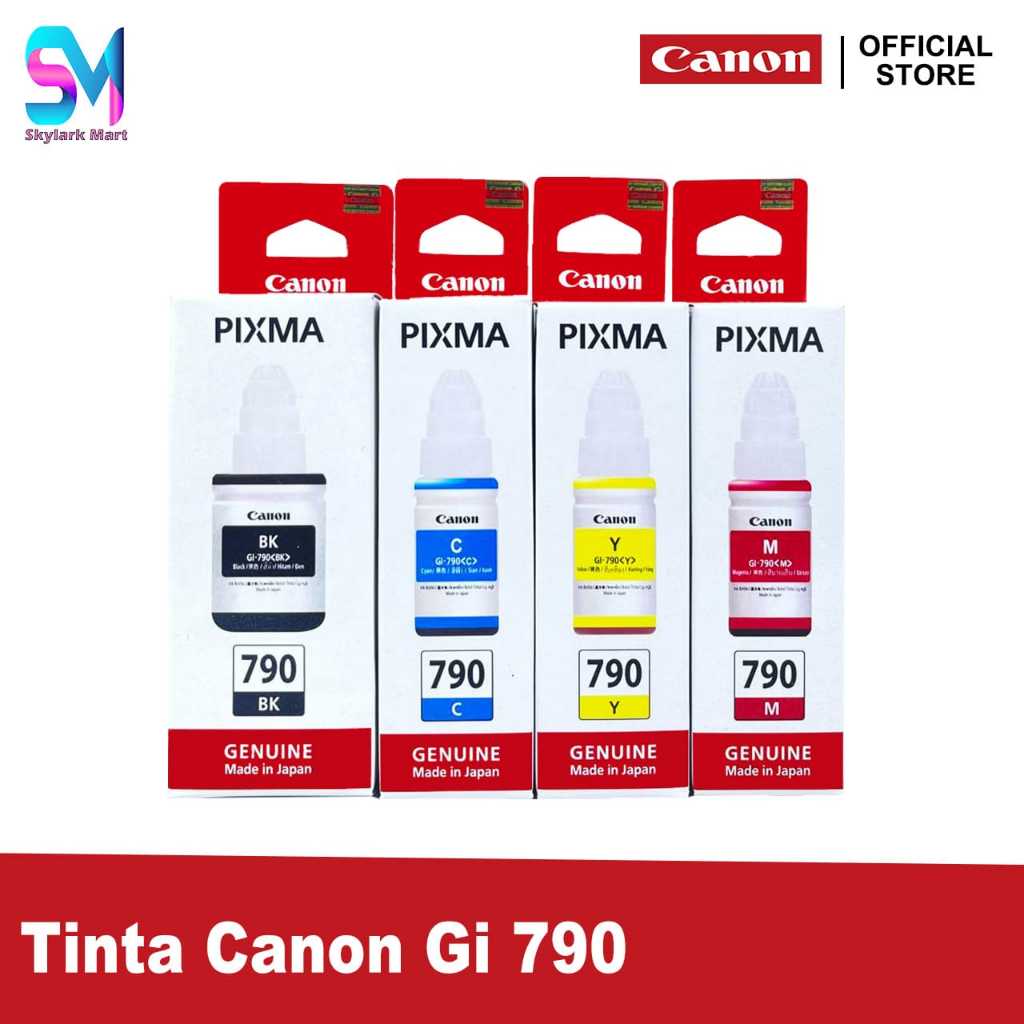 Jual Tinta Canon Gi 790 For Printer G2000 G3000 G2010 G3010 Original ...