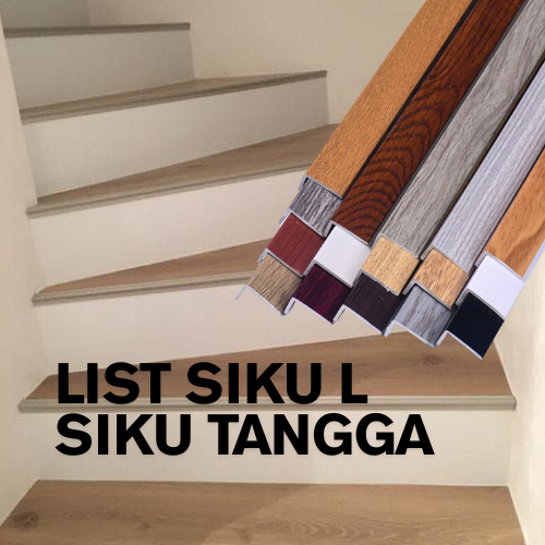 Jual LIST WPC/LIST TANGGA PVC UK 290 CM List Siku L PVC Step Nosing ...