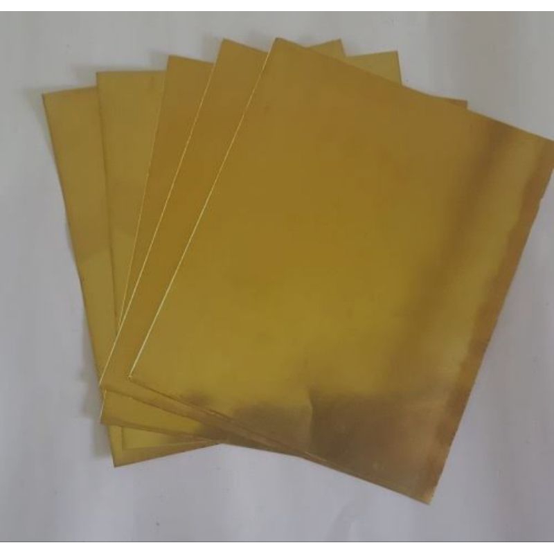 Jual Plat Kuningan 0.75mm x 250mm x 250mm Kuningan asli | Shopee Indonesia