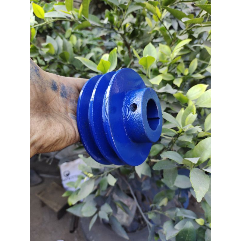 Jual PULLEY B2 4 INCH BESI COR | Shopee Indonesia