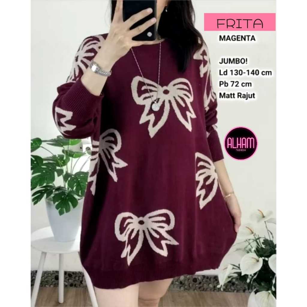 Jual blouse rajut jumbo blus oversize terbaru | Shopee Indonesia