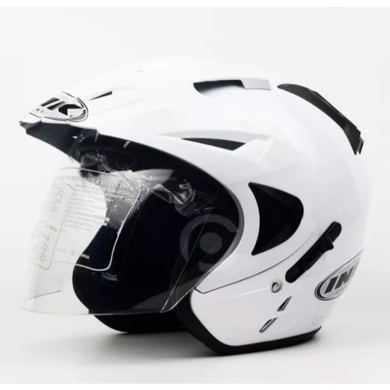 Jual HELM INK DOUBLE VISOR ORIGINAL MERK NIELS EMBOSS SNI FREE STIKER ...