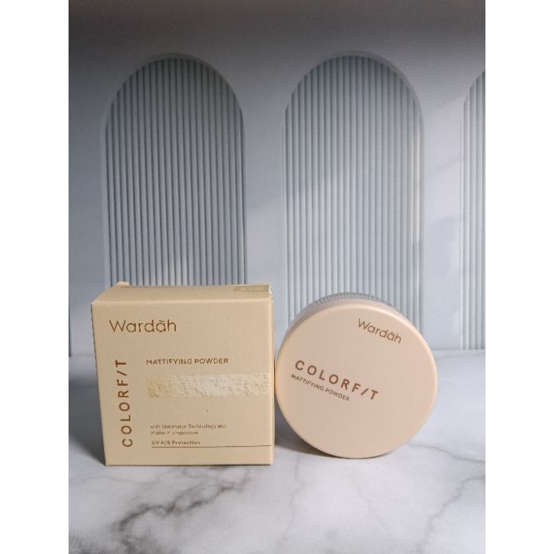 Jual Wardah colorfit mattifying powder Wardah luminous Two way cake ...