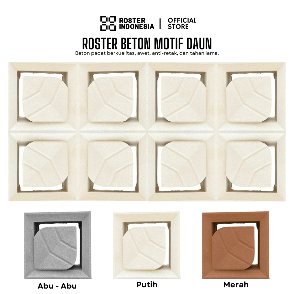 Jual Roster Indonesia - Roster Beton Daun Roster Beton Minimalis Lubang ...