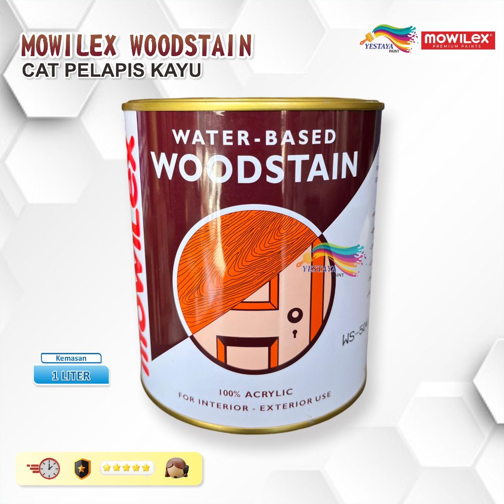 Jual [TERMURAH !} MOWILEX WOODSTAIN CAT POLITUR KAYU 1 L (AIR) best ...