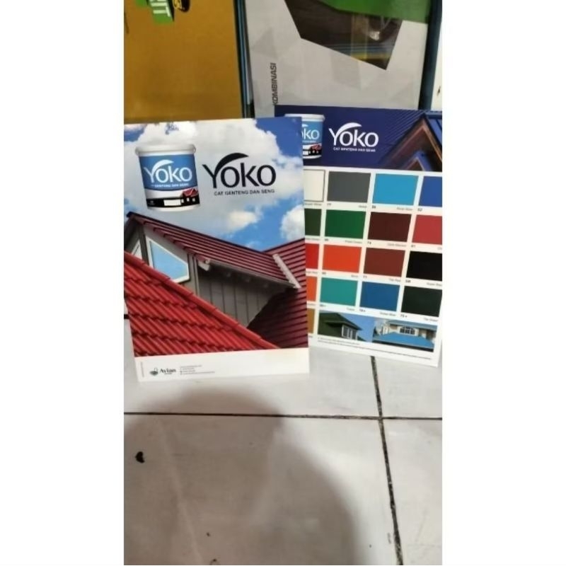 Jual katalog cat genteng yoko, buku warna cat genteng yoko | Shopee ...