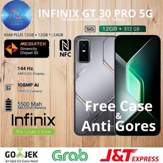 Jual Infinix GT 30 PRO 5G NFC Ram 12GB Rom 512GB 8/256GB 12/512GB ...