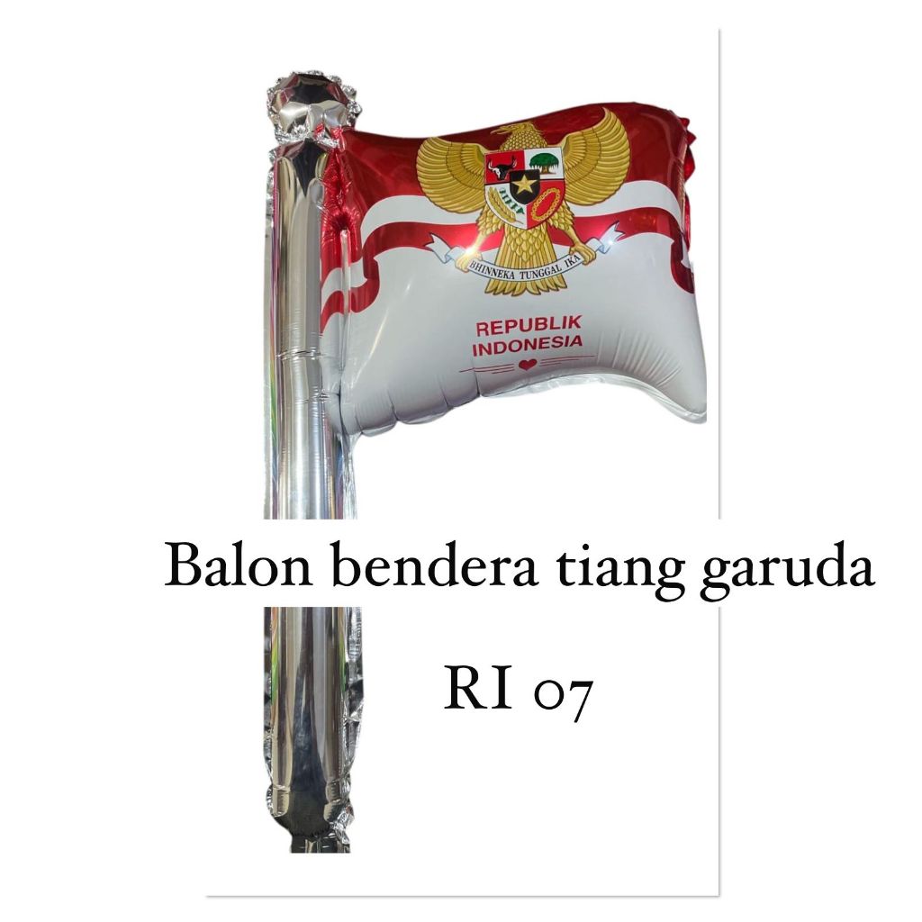 Jual Balon bendera tiang satuan | balon merah putih | Shopee Indonesia
